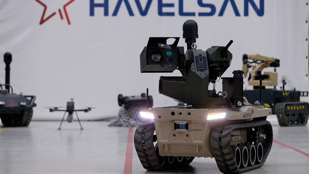 Robot asker Barkan göreve hazırlanıyor