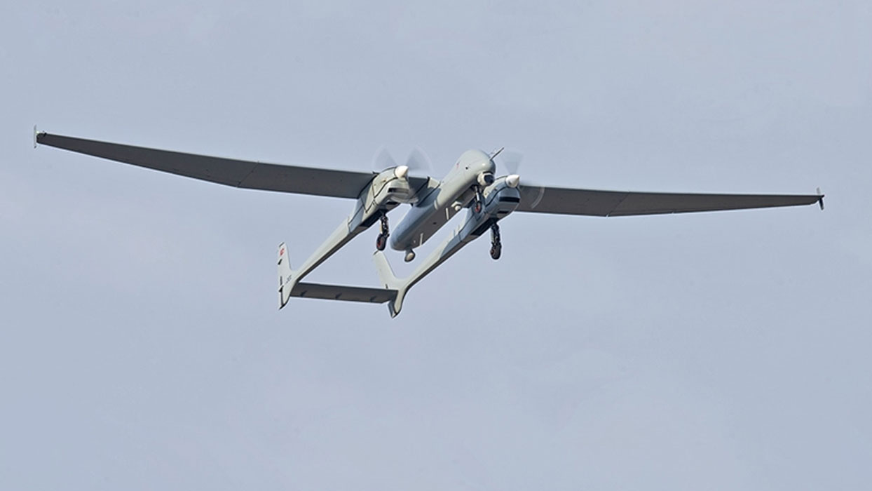 Milli İHA Aksungur'un gözleri Ege'nin üzerinde