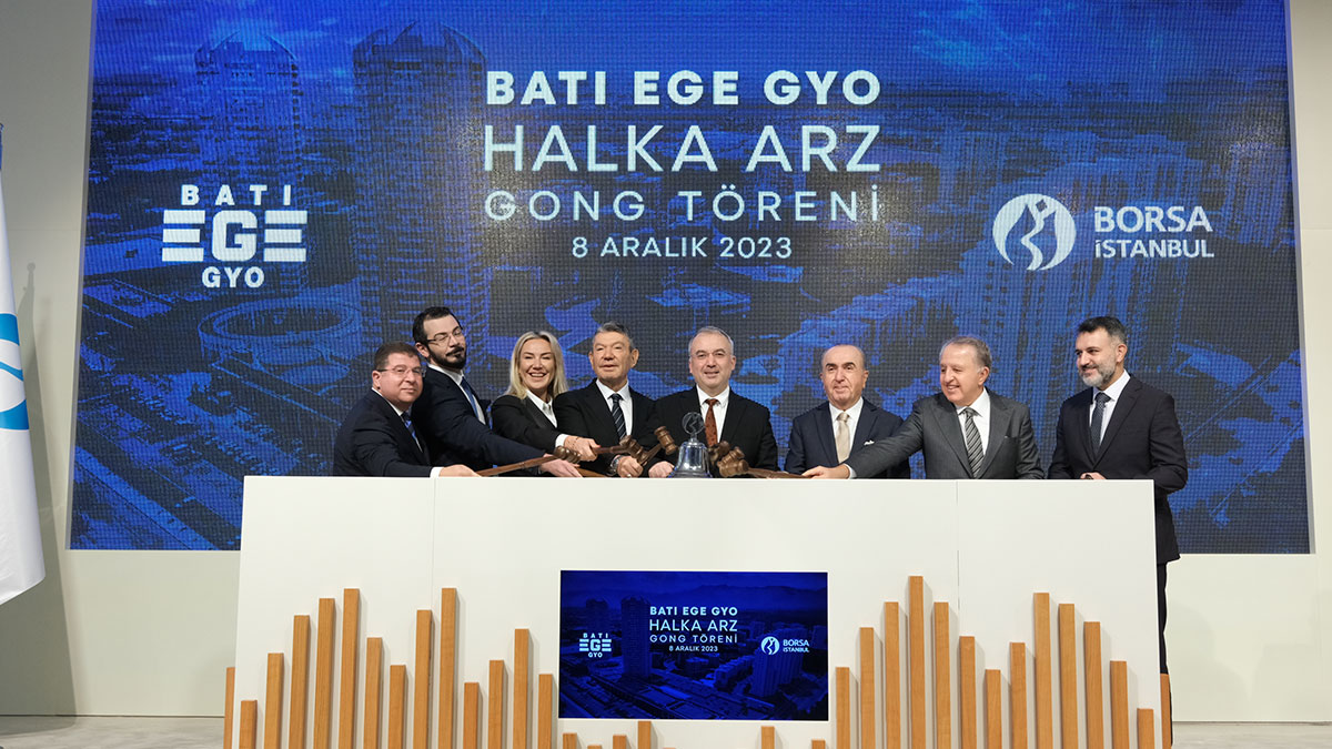 Borsa İstanbul'da gong, Batı Ege GYO için çalındı